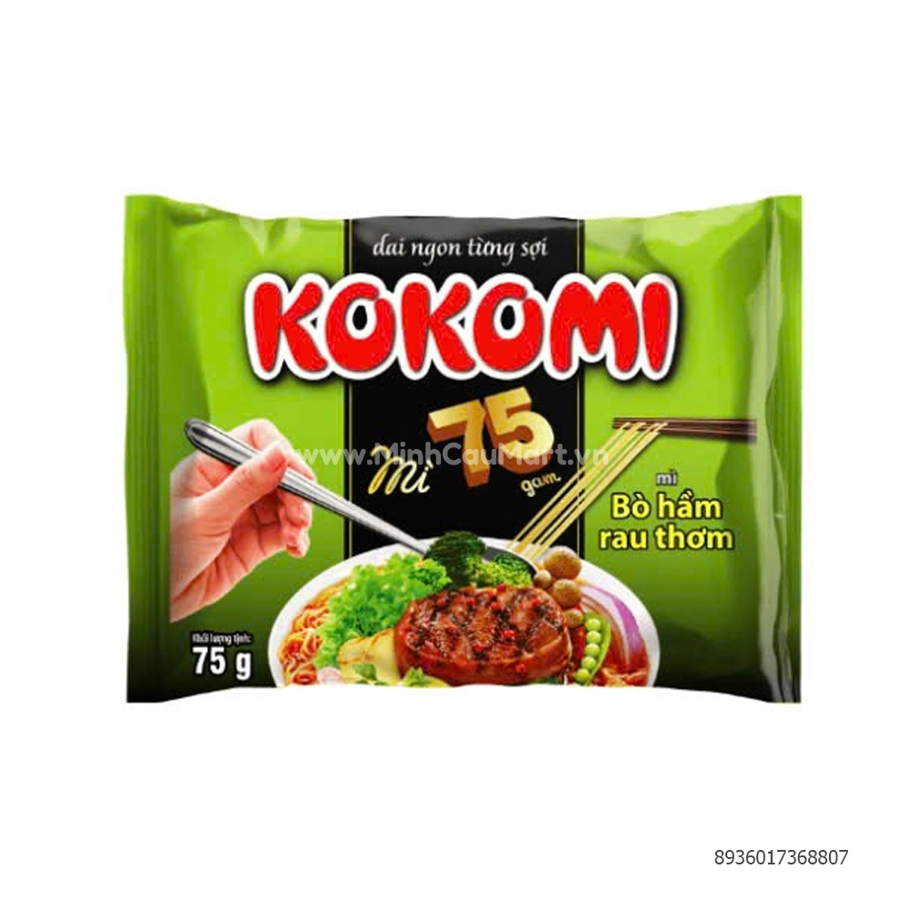Mì Tôm Kokomi 75Gr - Minh Cầu Mart - Siêu thị trong tầm tay