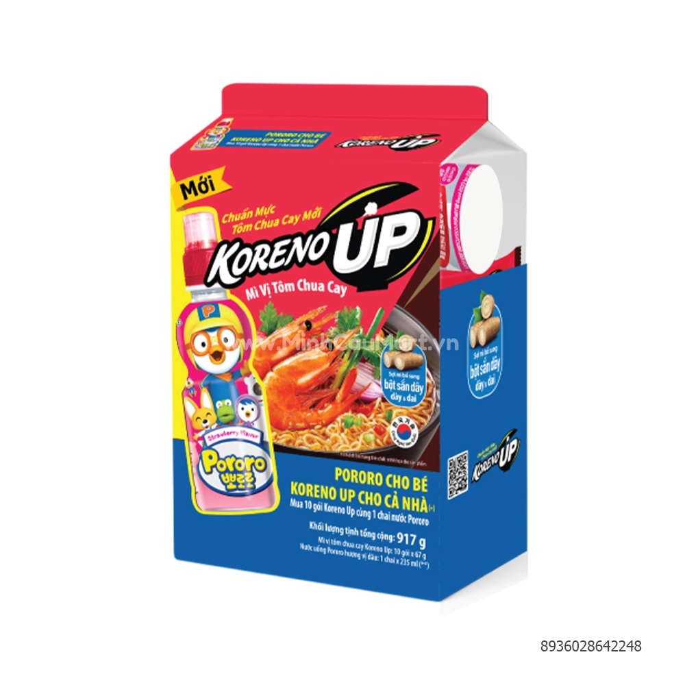Mì tôm chua cay UP KORENO - Minh Cầu Mart - Siêu thị trong tầm tay