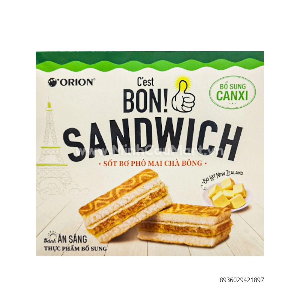 Bánh ăn sáng Cest Bon Sandwich 10P - Mi
