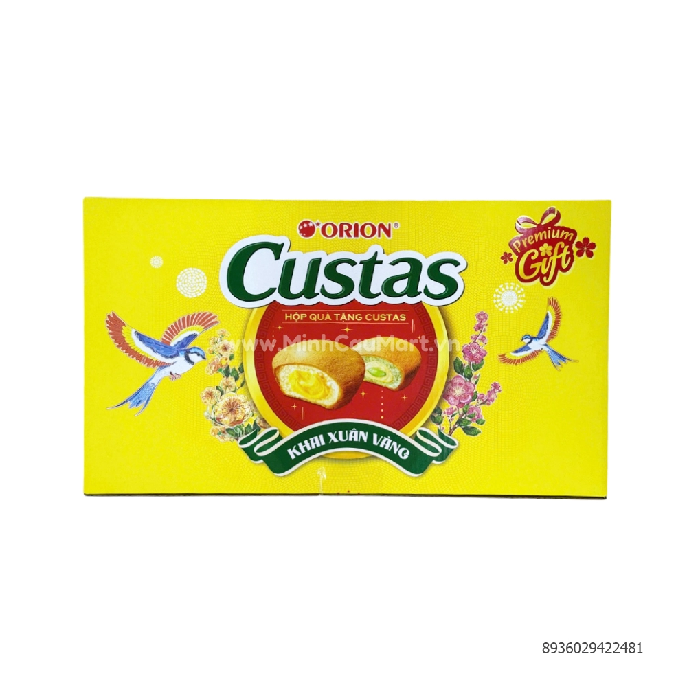 Bánh Custas hộp quà tết 4 -16P - Minh Cầu Mart - Siêu thị trong tầm tay