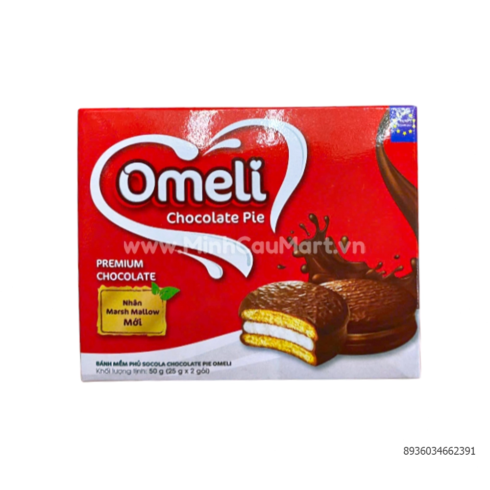 Bánh quy Omeli chocolate pie 50 (bánh lễ) - Minh Cầu Mart - Siêu thị ...