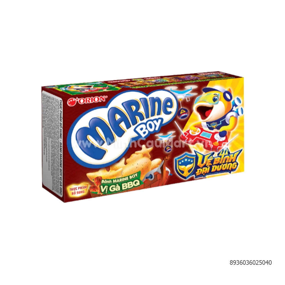 Bim Bim Marine Boy Orion hộp 35Gr vị gà bbq - Minh Cầu Mart - Siêu thị ...