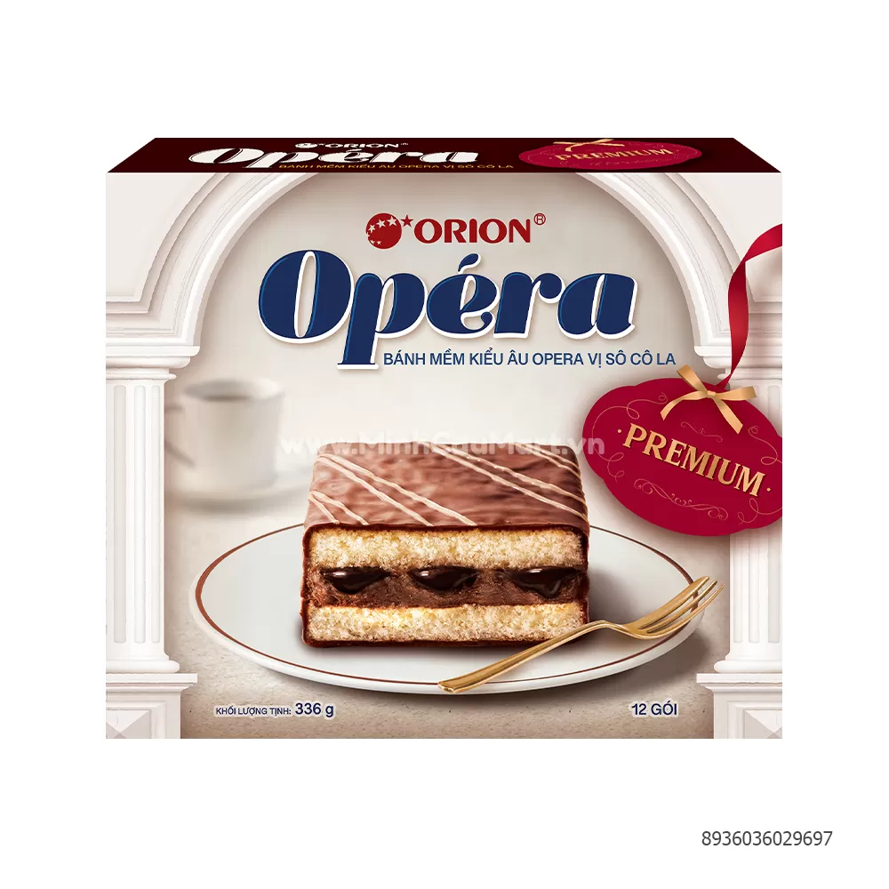 Bánh Mềm Kiểu Âu Orion Opéra Vị Sô Cô La 336g - Minh Cầu Mart - Siêu ...