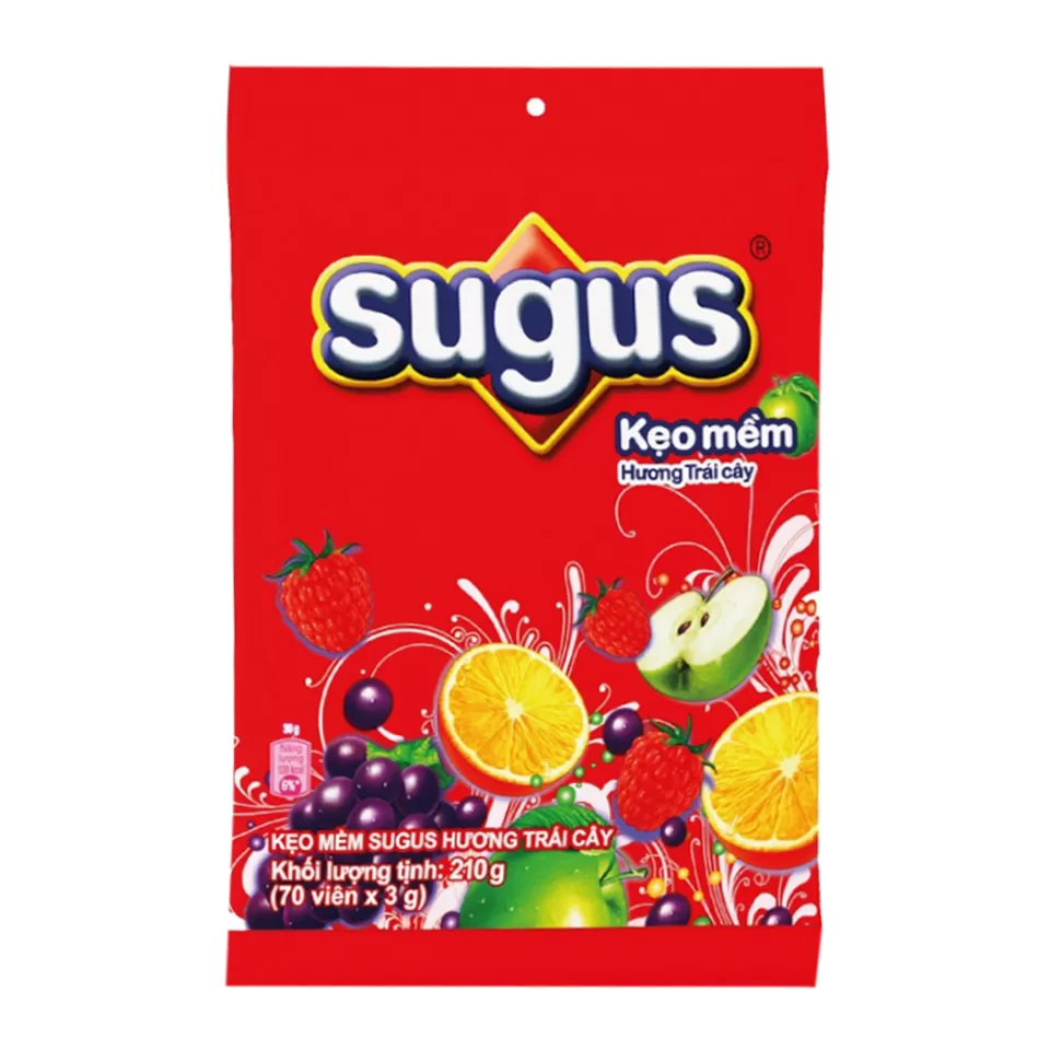 Kẹo Sugus túi 210Gr - Minh Cầu Mart - Siêu thị trong tầm tay