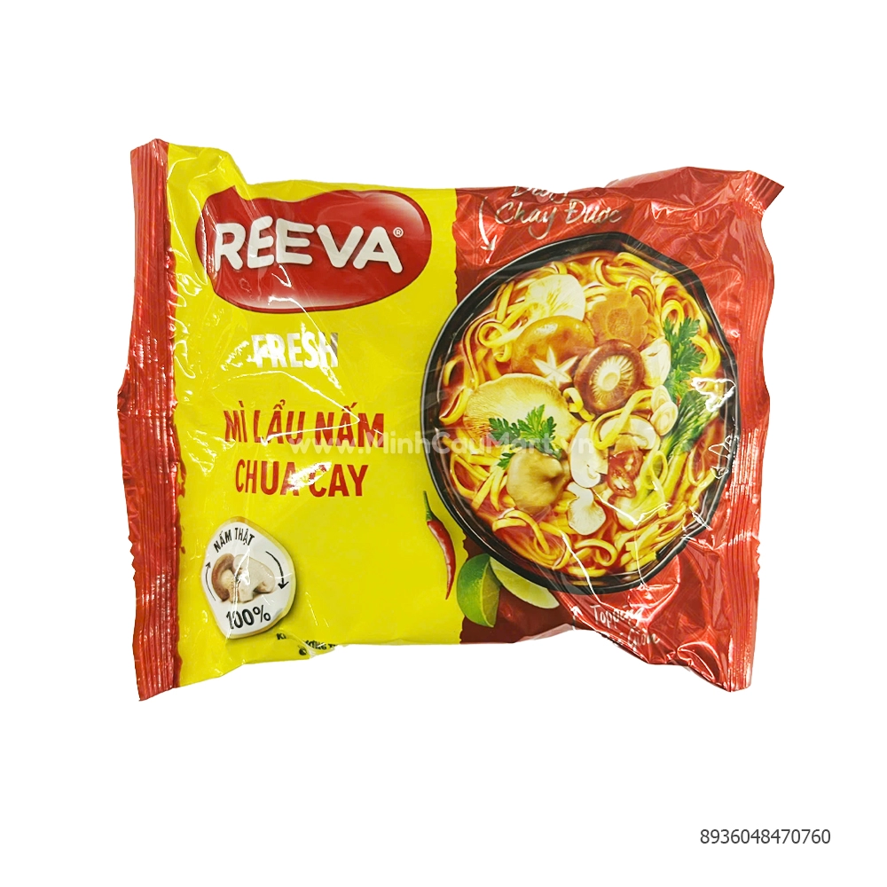 Mì 3 Miền Reeva 85Gr Mì Lẩu Nấm Chua Cay - Minh Cầu Mart - Siêu thị ...
