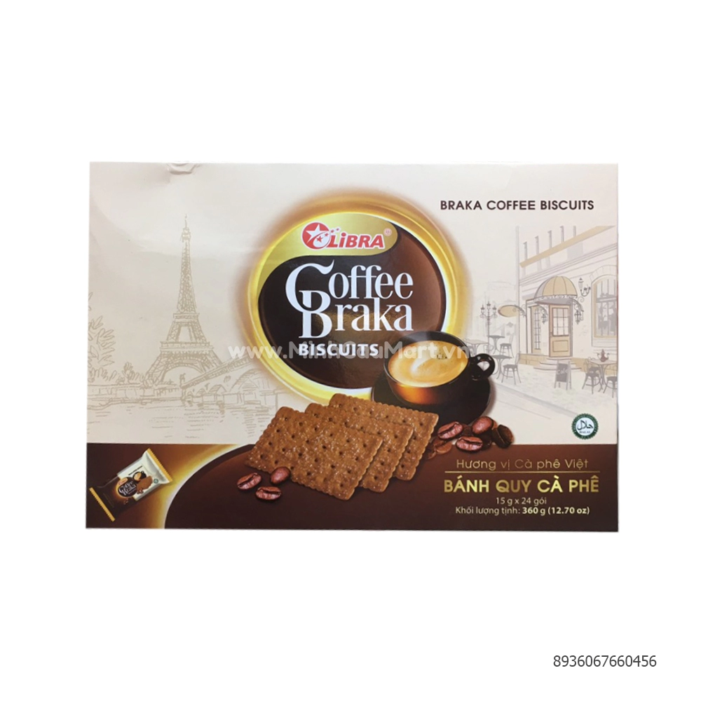 Bánh Coffee Braka 360g - Minh Cầu Mart - Siêu thị trong tầm tay