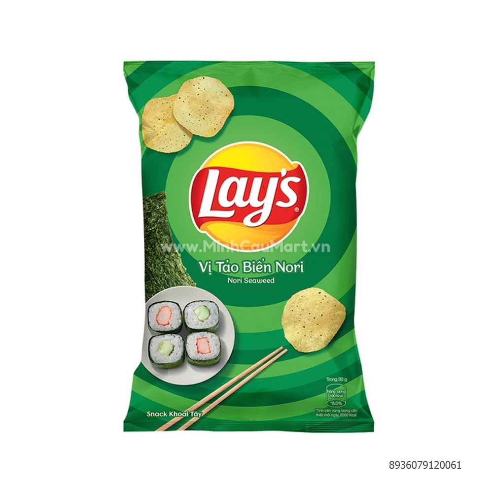 Snack Khoai Tây Vị Tảo Biển Lays 30G - Minh Cầu Mart - Siêu thị trong ...