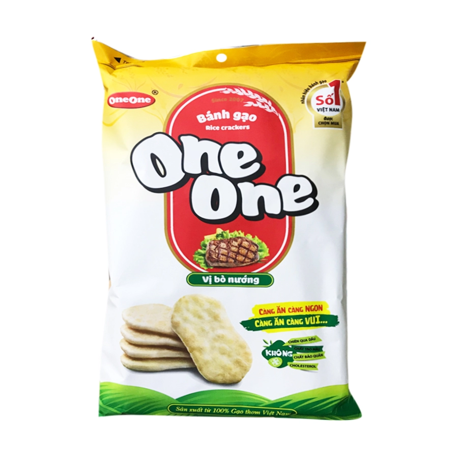 Bánh One One Vị Bò Nướng 150g Càng Ăn Càng Ngon - Minh Cầu Mart - Siêu ...