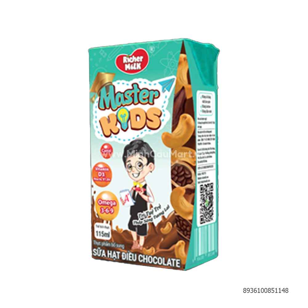 Sữa Hạt Điều Vị Chocolate Richer Milk 115ml - Minh Cầu Mart - Siêu thị ...