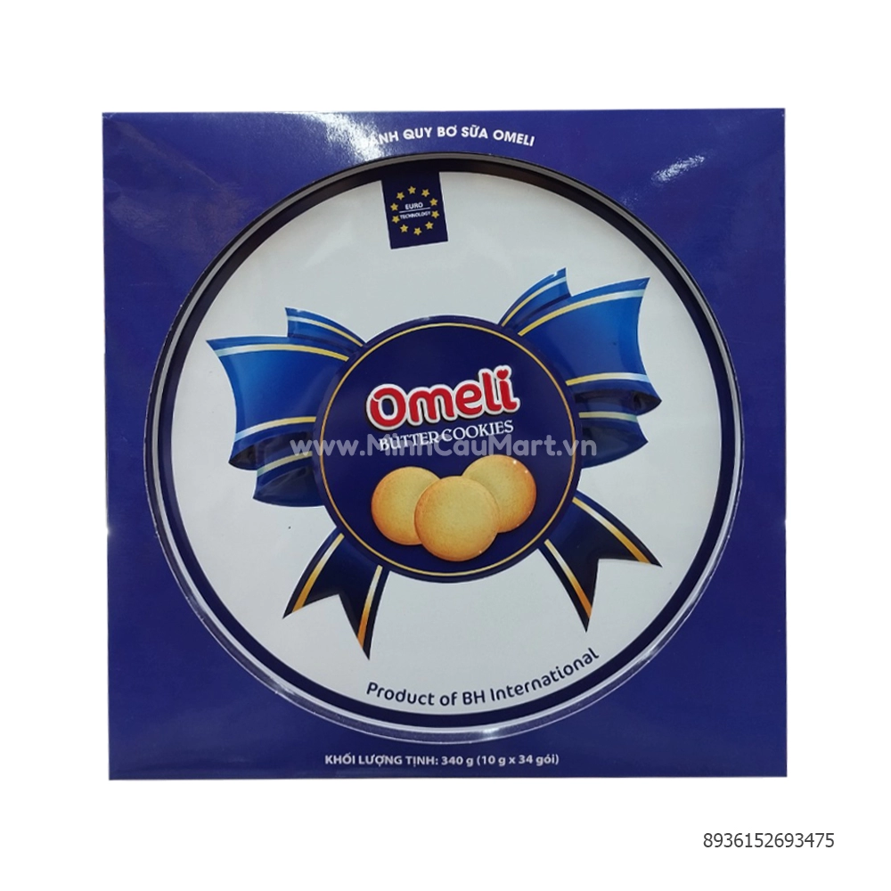 Bánh Quy Omeli Butter Cookies HT 340g - Minh Cầu Mart - Siêu thị trong ...