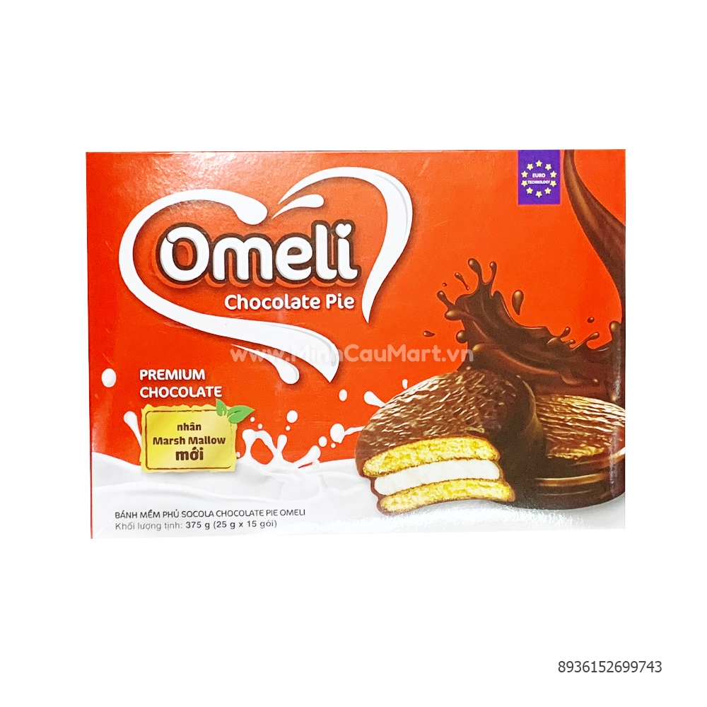 Bánh Omeli Chocopie 375g - Minh Cầu Mart - Siêu thị trong tầm tay