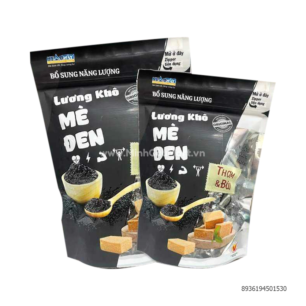 Lương khô mè đen headway 250g - Minh Cầu Mart - Siêu thị trong tầm tay