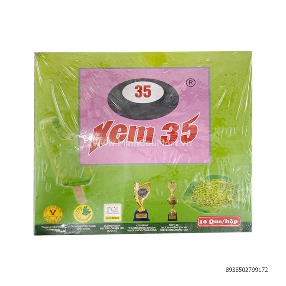 Kem 35 Vị Cốm 10 Que/ Hộp - Minh Cầu Mart - Siêu thị trong tầm tay