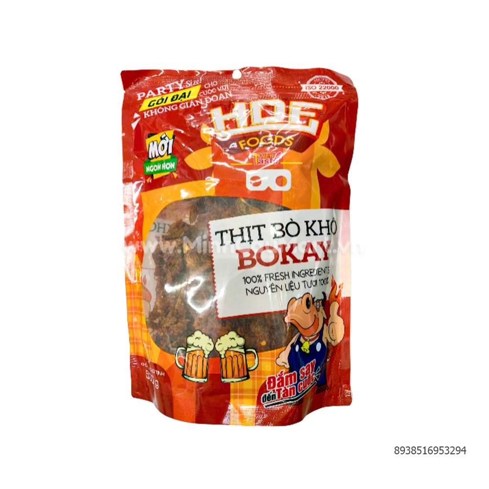 Bò khô sợi Bokay 500g - Minh Cầu Mart - Siêu thị trong tầm tay
