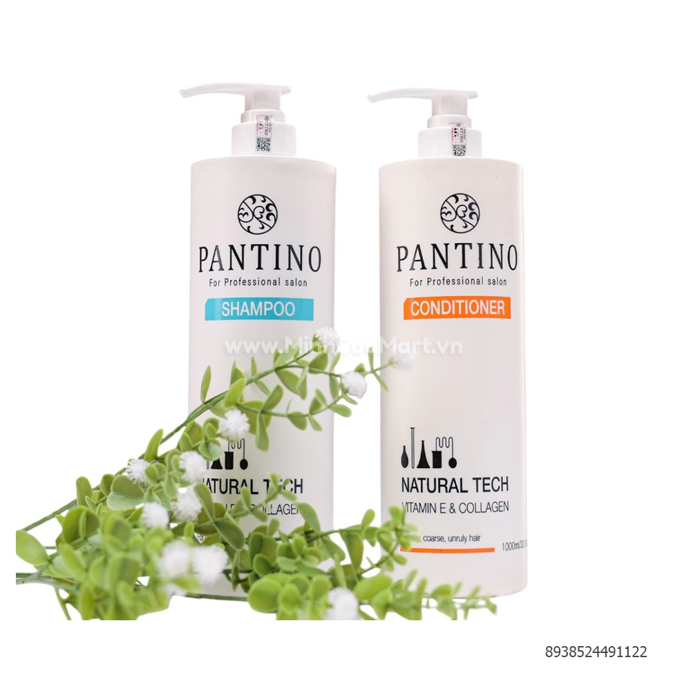 Cặp gội xả phục hồi Pantino 1000ML - Minh Cầu Mart - Siêu thị trong tầm tay