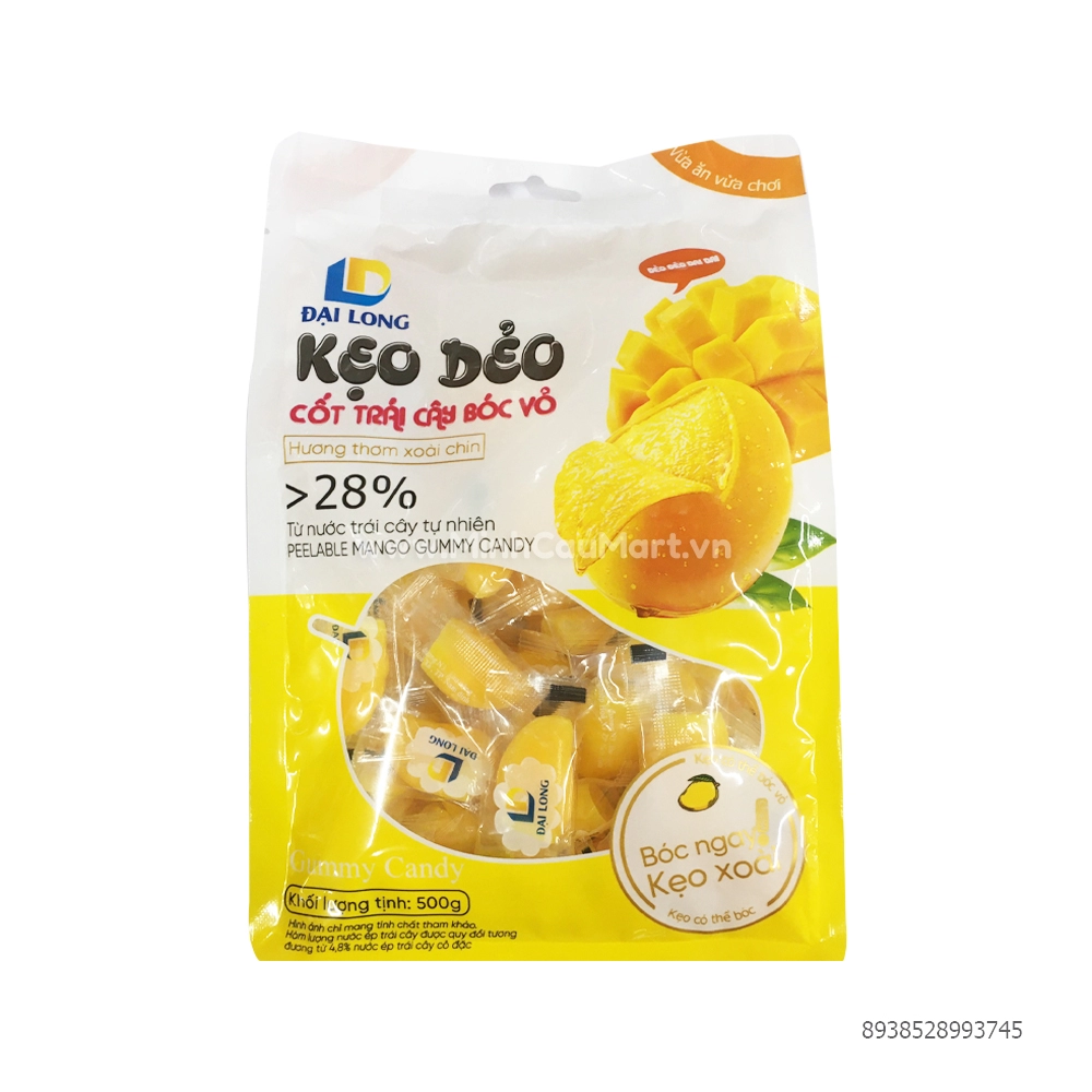 Kẹo dẻo hương xoài bóc vỏ Đại Long 500Gr - Minh Cầu Mart - Siêu thị ...