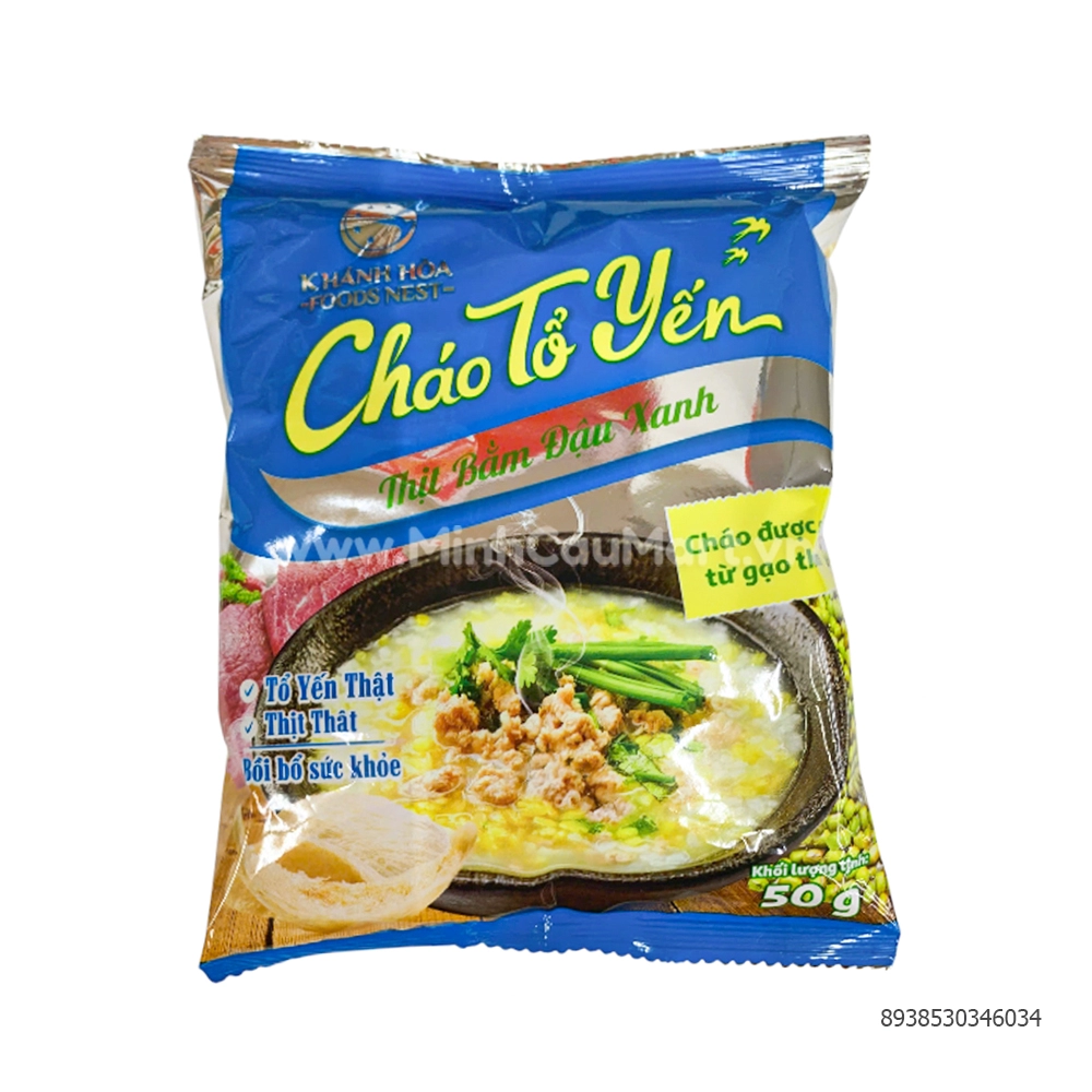Cháo tổ yến Khánh Hoà 50g Thịt Bằm Đậu Xanh - Minh Cầu Mart - Siêu thị ...