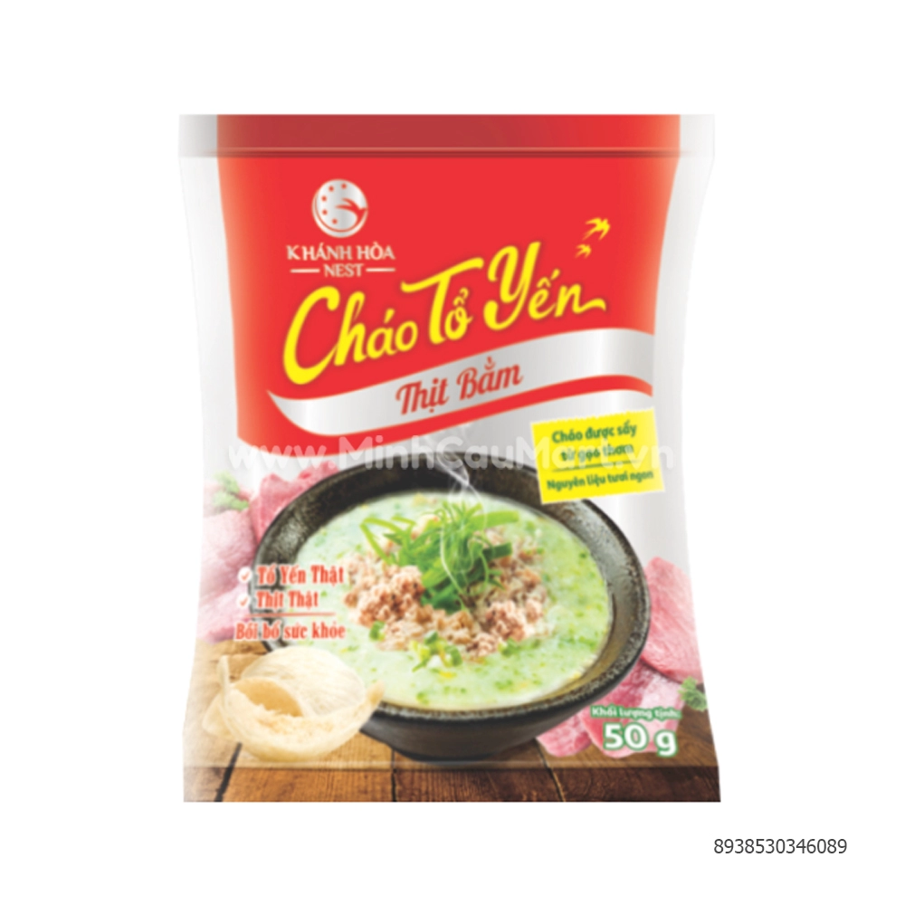 Cháo tổ yến Khánh Hoà 50g thịt bằm - Minh Cầu Mart - Siêu thị trong tầm tay