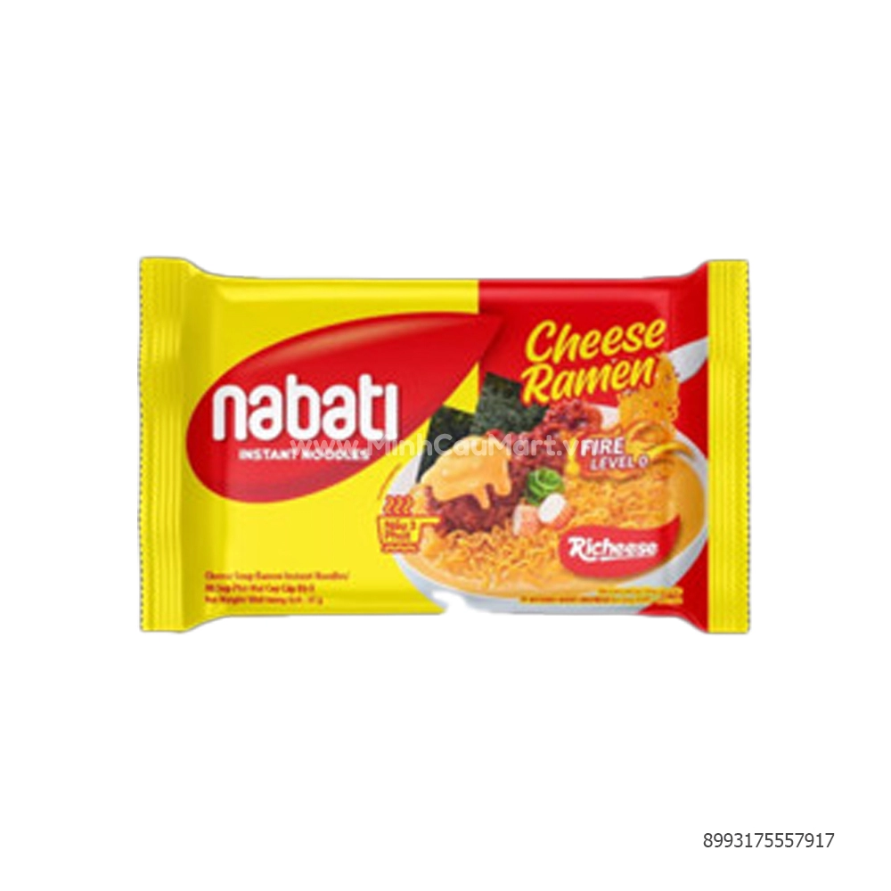 Mì trộn Nabati 2 cấp độ 75g - Minh Cầu Mart - Siêu thị trong tầm tay
