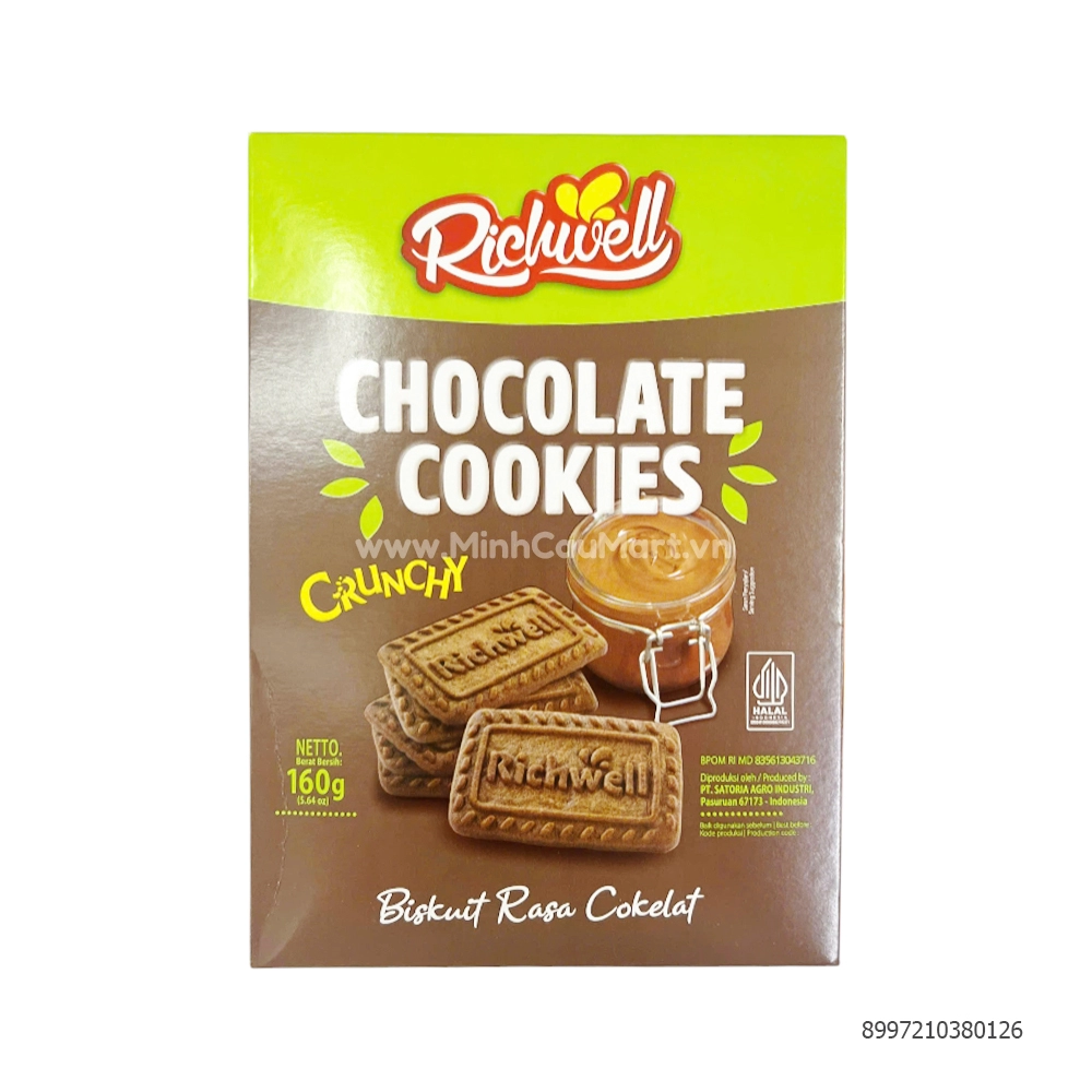 Bánh quy Richwell socola 160g - Minh Cầu Mart - Siêu thị trong tầm tay