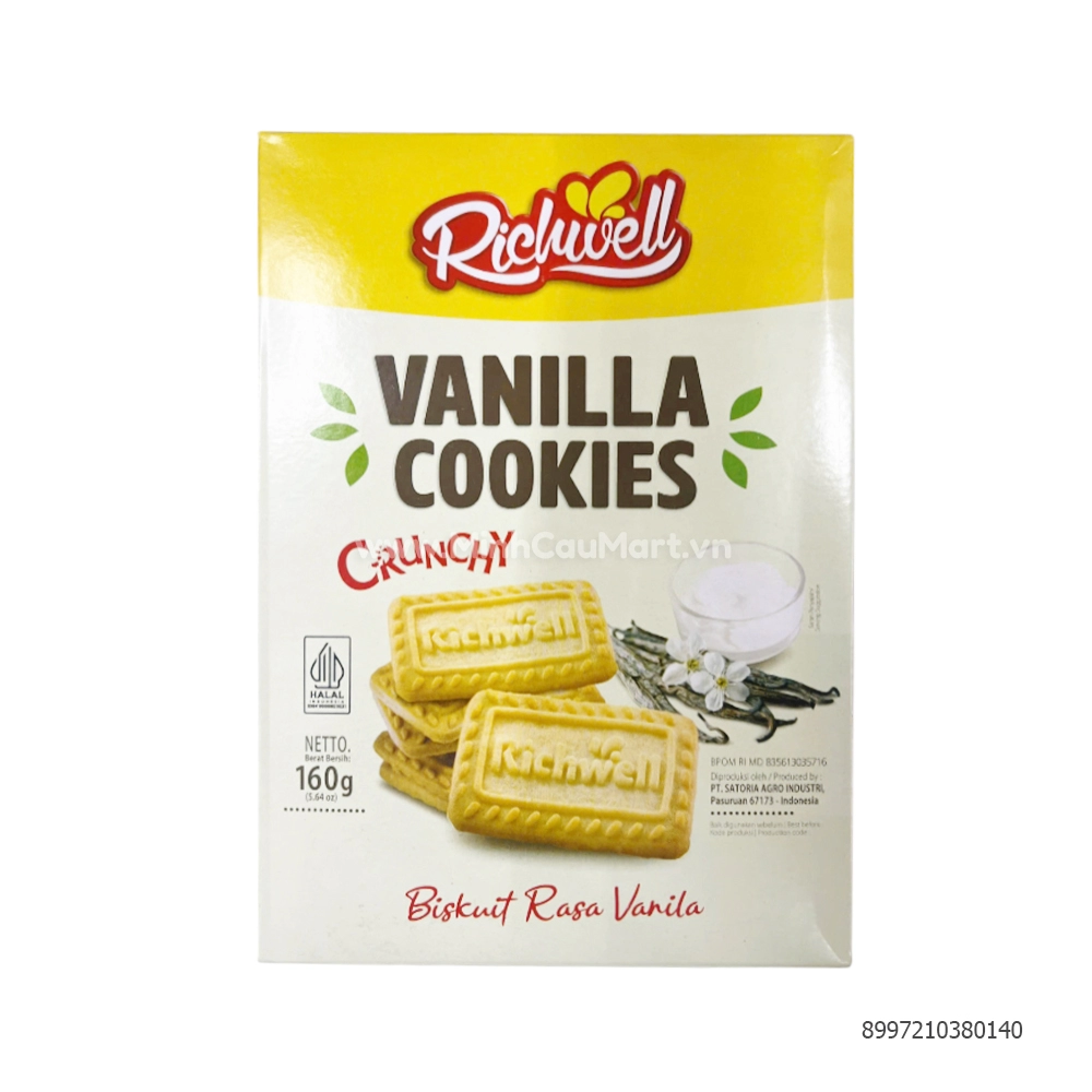 Bánh quy Richwell Vani 160g - Minh Cầu Mart - Siêu thị trong tầm tay