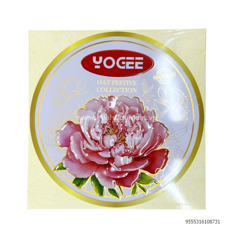 Hộp bánh Yogee oat Festive 305g - Minh Cầu Mart - Siêu thị trong tầm tay