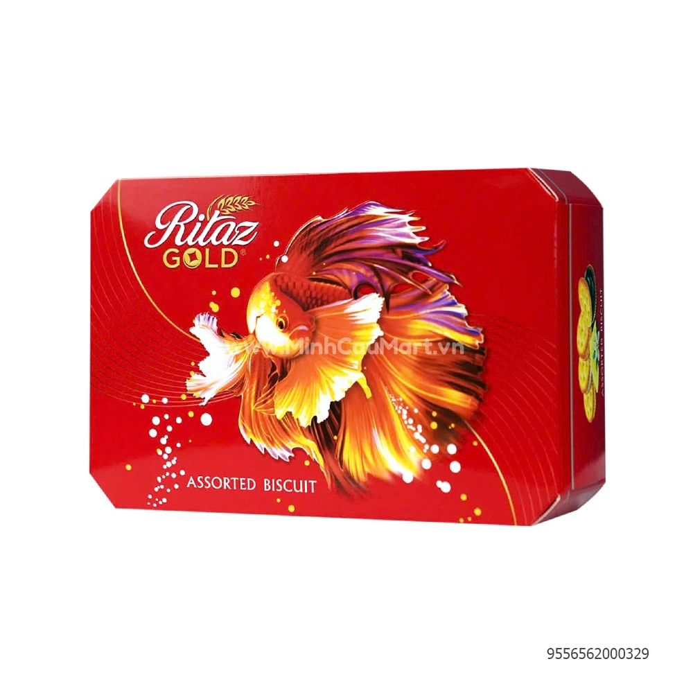 BÁNH QUY THẬP CẨM 90G - Ritaz Gold hộp giấy vạt góc mẫu con Cá - Minh ...