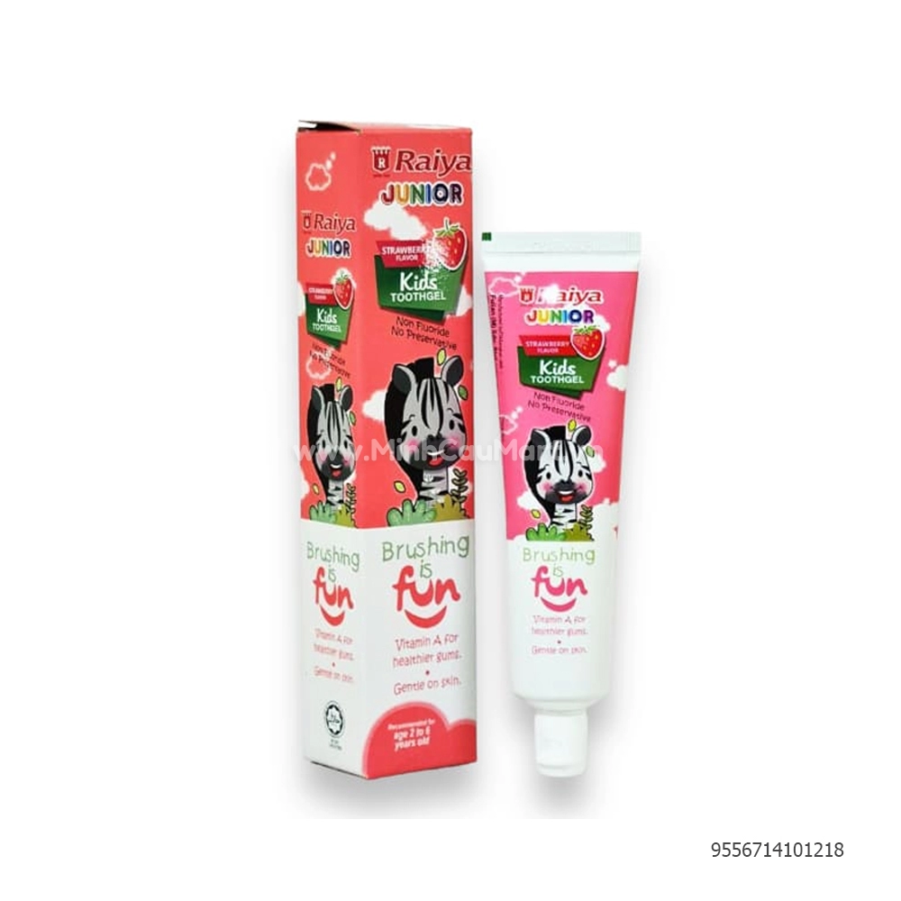 Kem đánh răng trẻ em Raiya Junior vị Dâu - Minh Cầu Mart - Siêu thị ...
