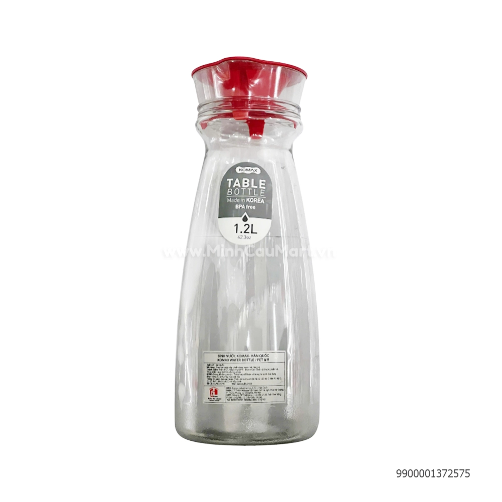 Bình Nước Nhựa Komax 1L2 - Minh Cầu Mart - Siêu thị trong tầm tay