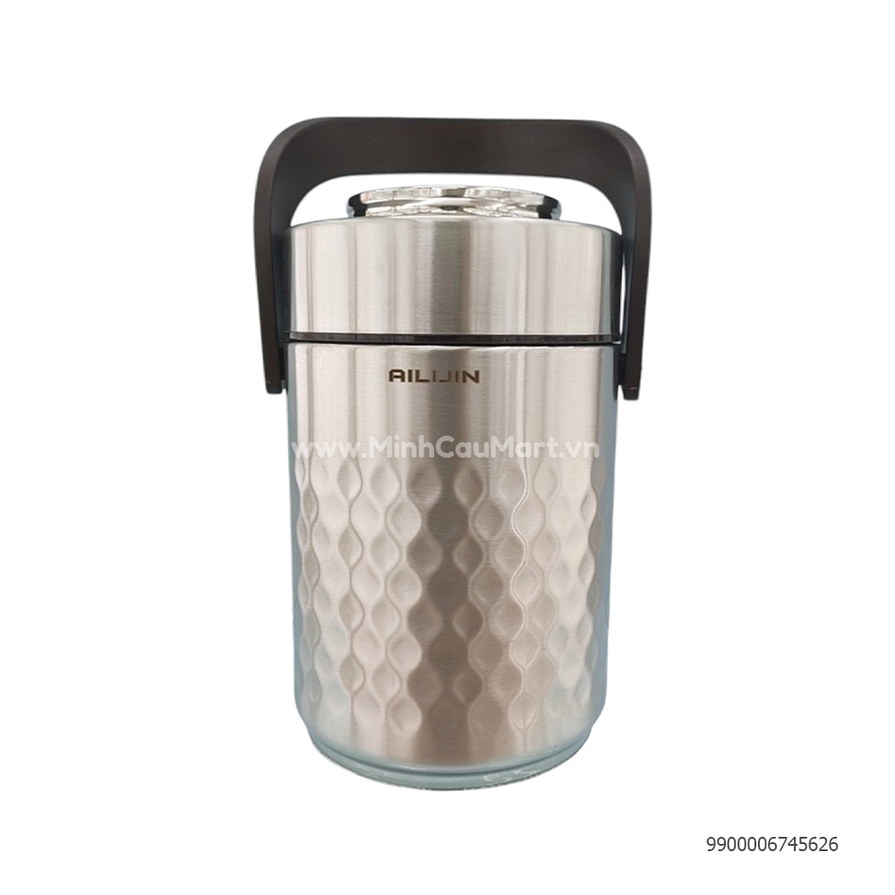 Cặp lồng 1.9L trắng AILIJIN - Minh Cầu Mart - Siêu thị trong tầm tay