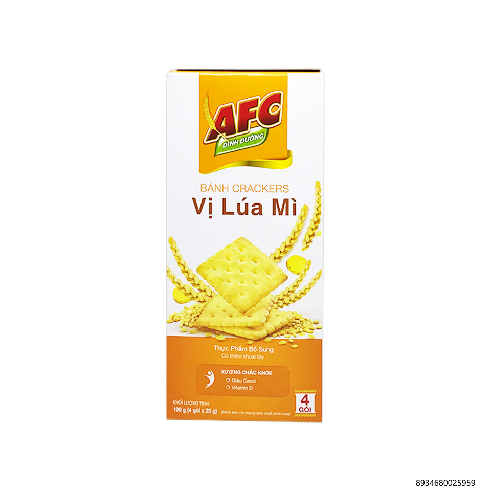 Bánh AFC Lúa mì 100Gr - Minh Cầu Mart - Siêu thị trong tầm tay
