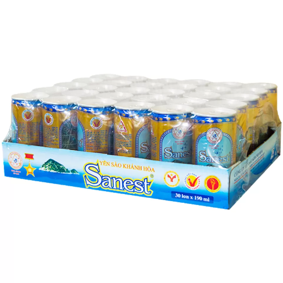 Nước yến Cđ, Kđ Sanest 30lon*190ml - Minh Cầu Mart - Siêu thị trong tầm tay