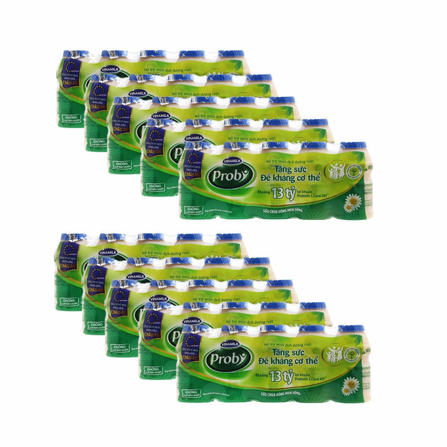 Thùng Sữa Chua Uống Probi 65ml 10vỉ - Minh Cầu Mart - Siêu thị trong ...