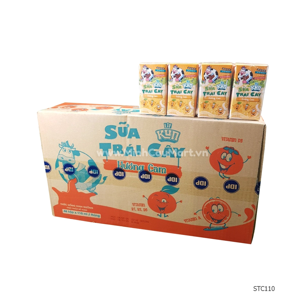 STC Kun các vị 110ml 48hộp/thùng - Minh Cầu Mart - Siêu thị trong tầm tay