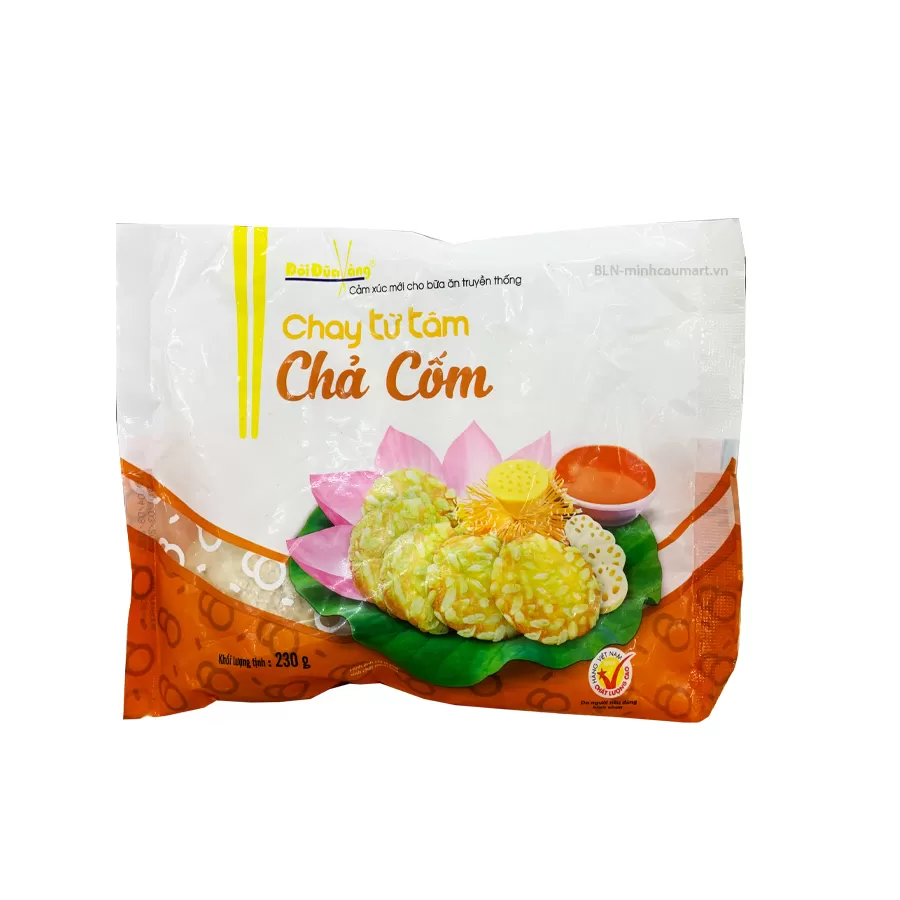 Chả Cốm Chay Đôi Đũa Vàng 230g - Minh Cầu Mart - Siêu thị trong tầm tay