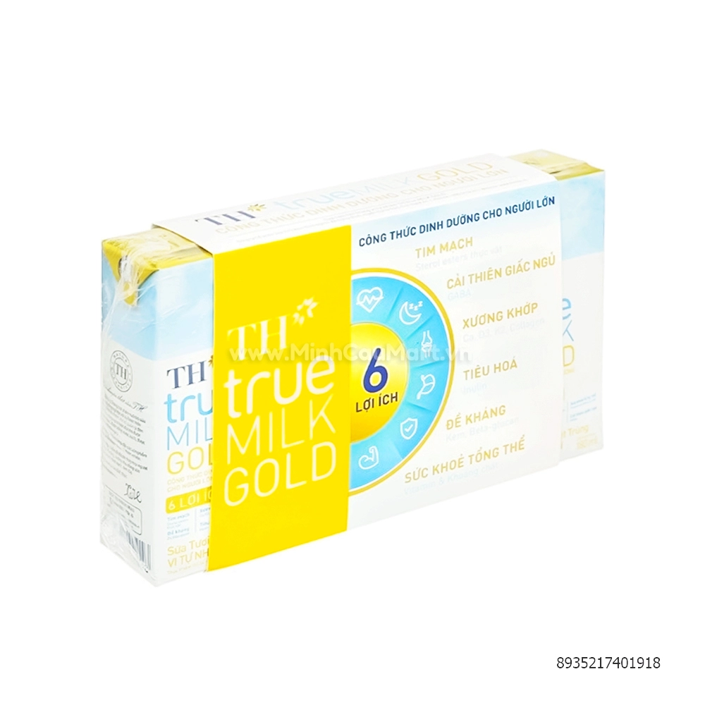 Sữa tươi TH True Milk GOLD 180ml - Minh Cầu Mart - Siêu thị trong tầm tay