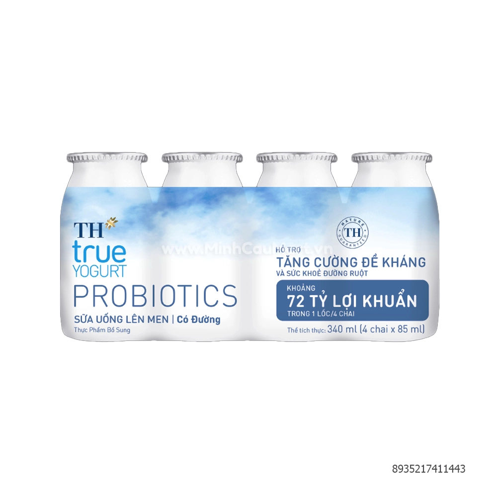 Sữa Uống Lên Men Có Đường TH True Yogurt Probiotics 340ML - Minh Cầu ...