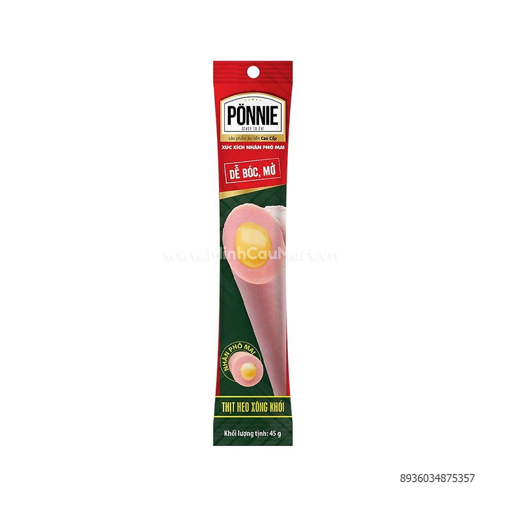 Xúc xích tiệt trùng Ponie thịt phô mai 45g - Minh Cầu Mart - Siêu thị ...