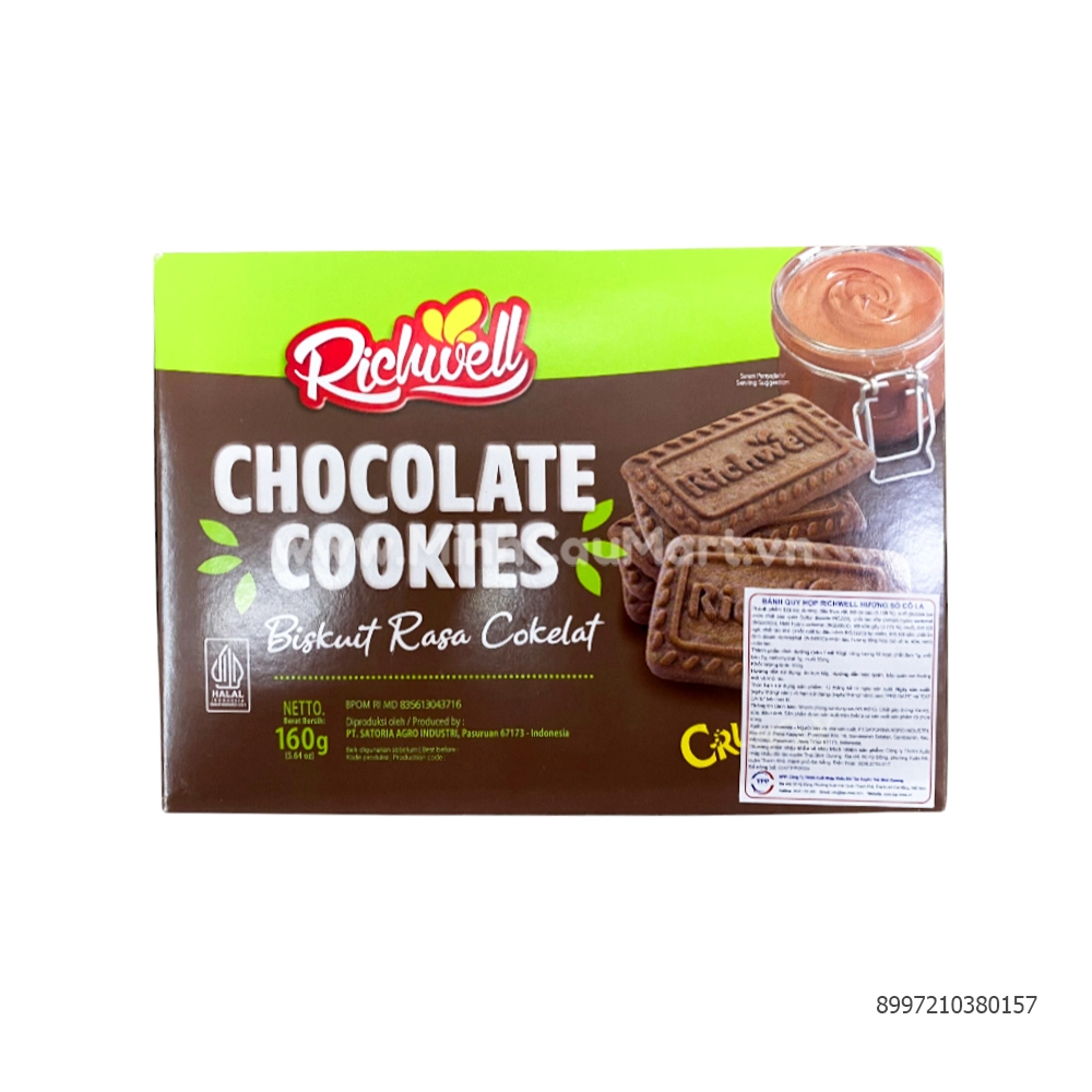 Bánh quy Richwell các vị 160g Socola - Minh Cầu Mart - Siêu thị trong ...