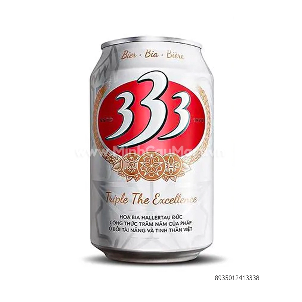 Bia 333 330ML - Minh Cầu Mart - Siêu thị trong tầm tay