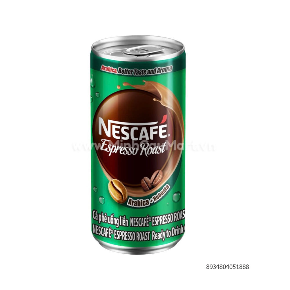 Nescafe cà phê uống liền Espresso Roast 170ml - Minh Cầu Mart - Siêu ...