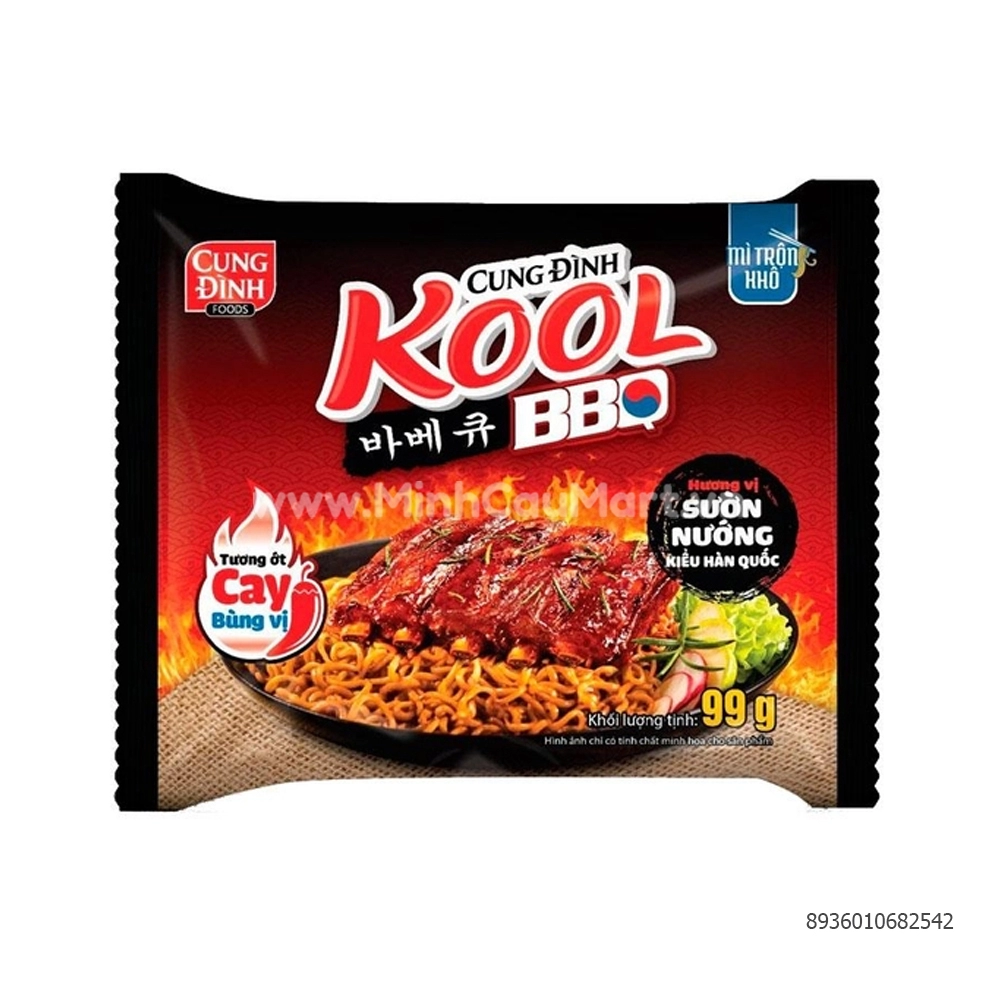 MÌ TRỘN CUNG ĐÌNH KOOL BBQ 99gr - Minh Cầu Mart - Siêu thị trong tầm tay