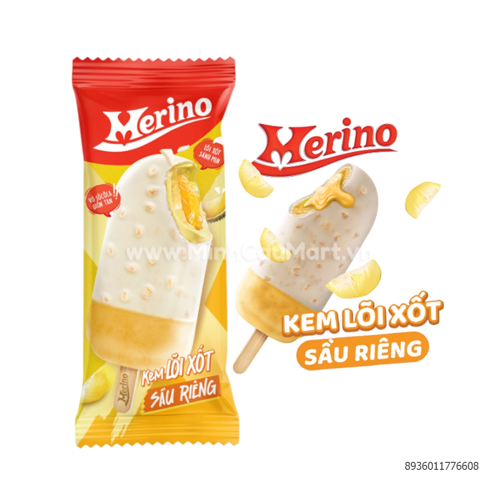 Kem Que Merino X Plus Sầu Riêng Lõi Xốt 60g - Minh Cầu Mart - Siêu thị ...