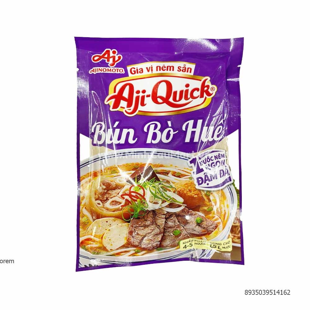 Gia vị nêm sẵn Bún bò Aji 59g - Minh Cầu Mart - Siêu thị trong tầm tay