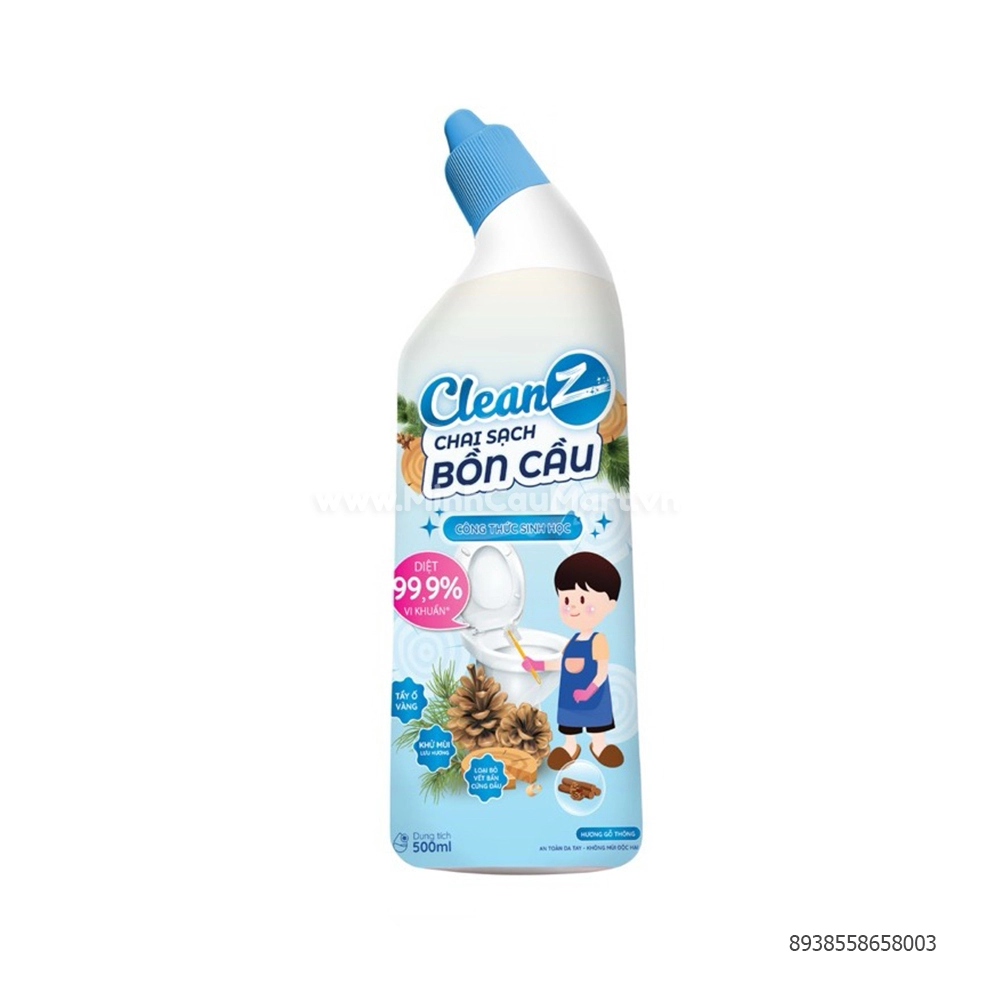 Chai sạch bồn cầu CleanZ 500ml - Minh Cầu Mart - Siêu thị trong tầm tay