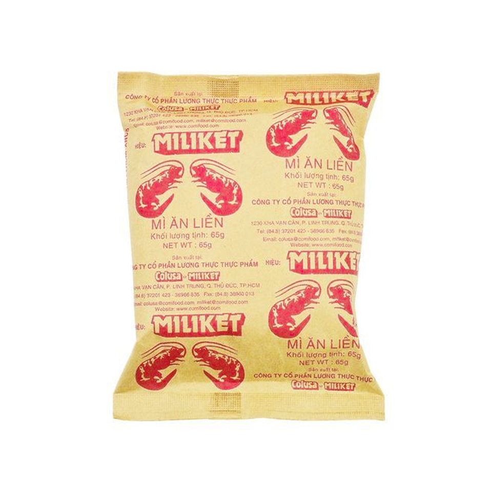 Mì miliket 4 tôm 80g - Minh Cầu Mart - Siêu thị trong tầm tay