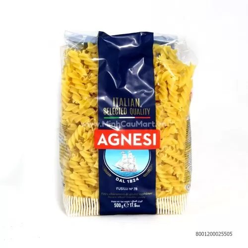 Nui mì ý xoắn 3 màu gói 500g - Minh Cầu Mart - Siêu thị trong tầm tay