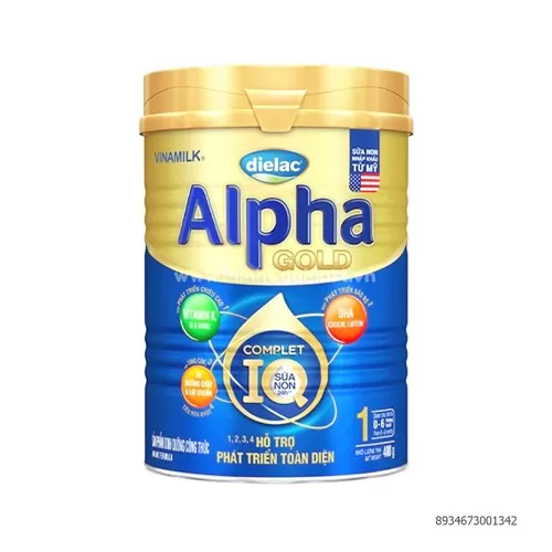 Sữa Bột Dielac Alpha IQ Gold 1 cho trẻ từ 0 - 6 tháng tuổi 400g - Minh ...