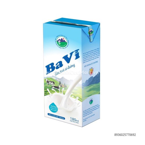 Sữa tươi Ba Vì có đường 110ml - Mi