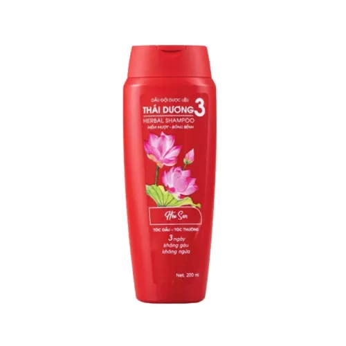 Dầu gội Thái Dương 3 hoa sen 200ml - Mi